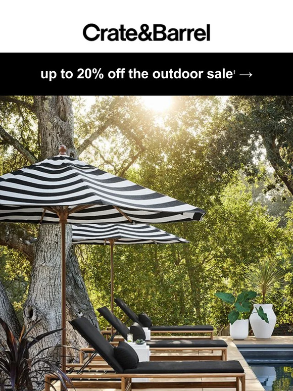Crate and Barrel: These outdoor picks are built to *last* | Milled