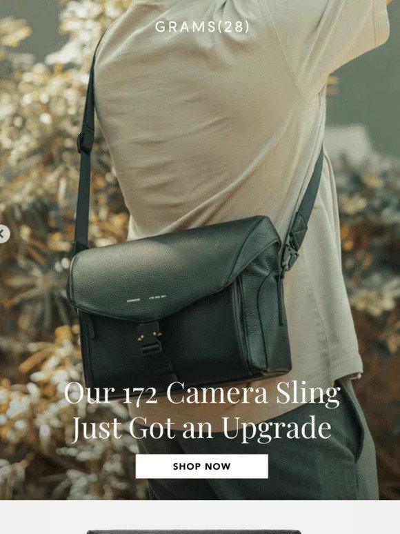GRAMS28: We updated our 172 Camera Sling based on some feedback 📸 | Milled