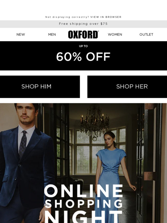 Oxford: Online Shopping Night | 48 Hour Event! | Milled