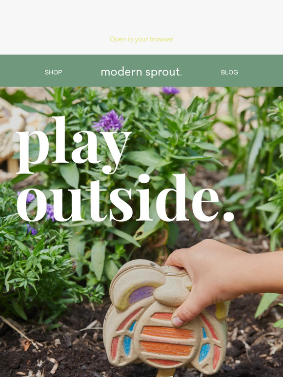 Modern Sprout: Everything’s More Fun Outside 🌳 | Milled
