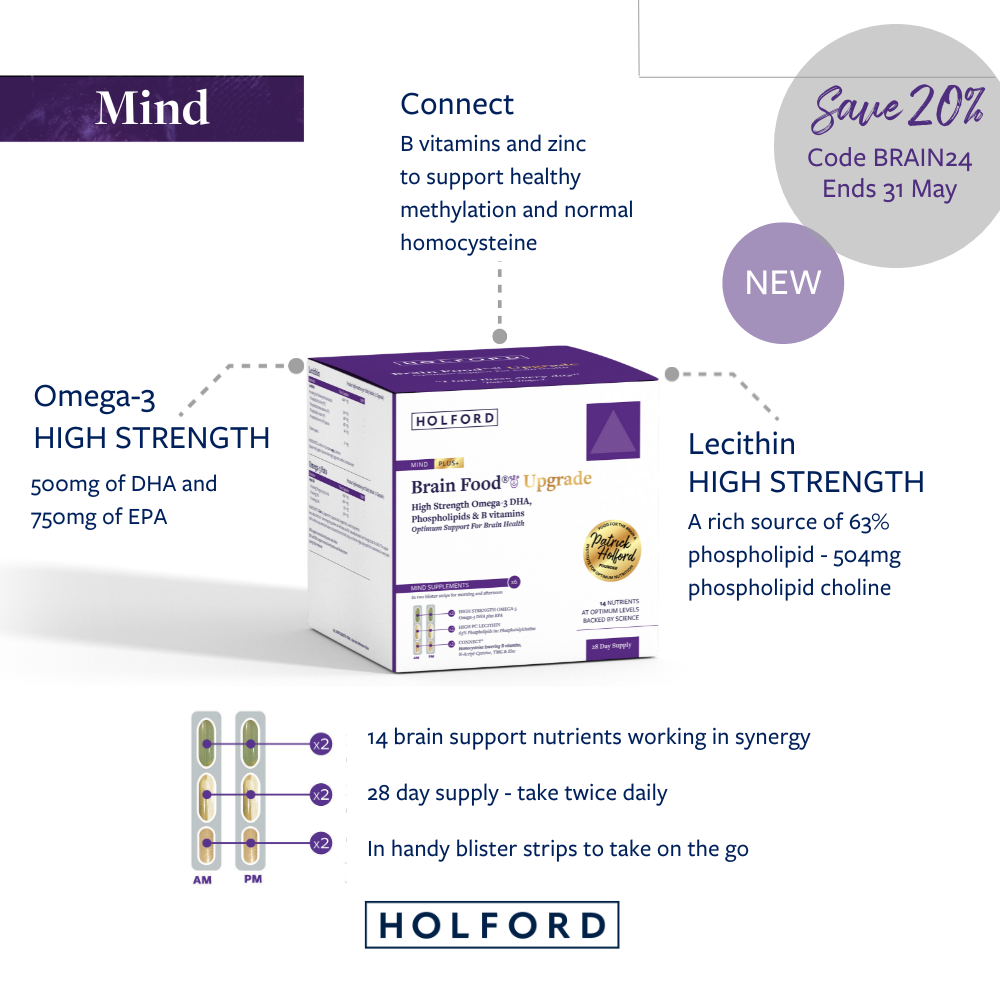 Holford: Three Essential Brain Building Nutrients in one Pack | Milled
