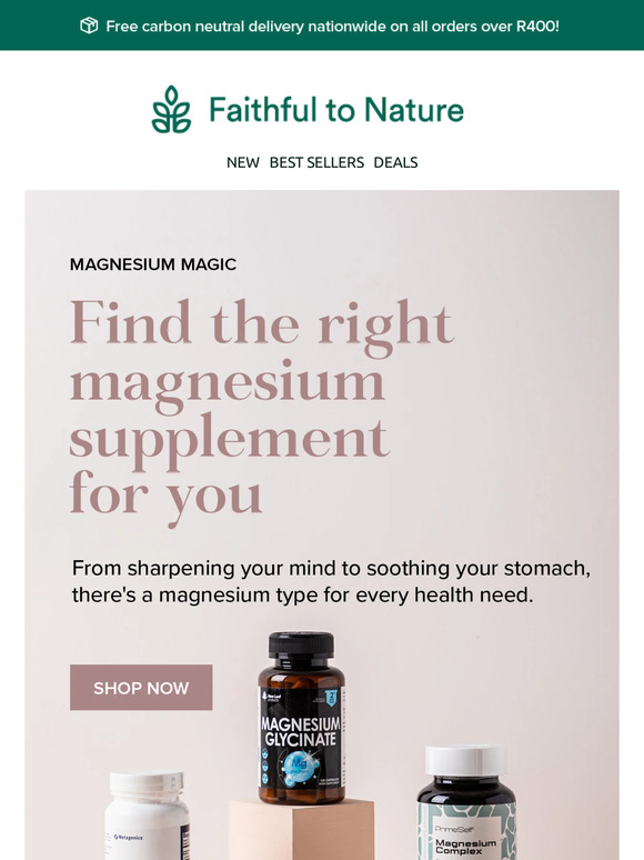 Faithful to Nature: Find Your Magnesium Match 🪄 | Milled