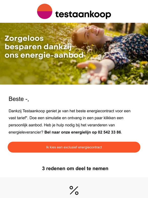 Test Aankoop: Het is hét moment om je energiecontract met vast tarief ...