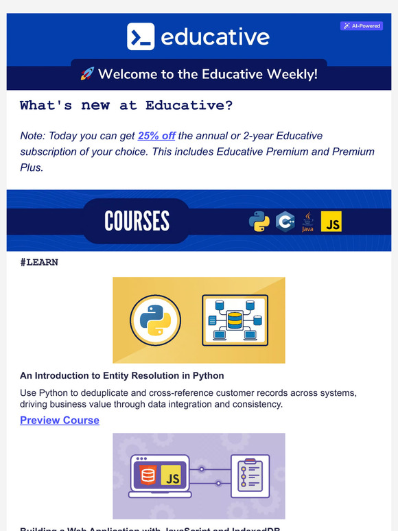 Educative: R you ready to work with big data? (+6 new courses and ...