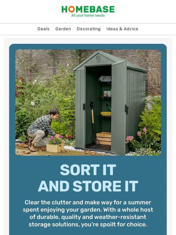 Homebase: Garden storage you’ll love! | Milled