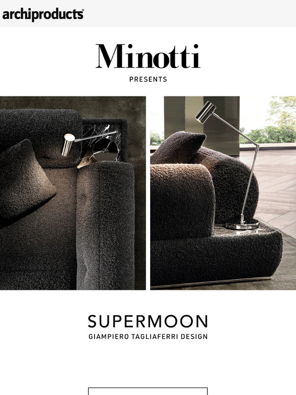 Archiproducts: Minotti Supermoon seating system, unprecedented compositional freedom | Milled