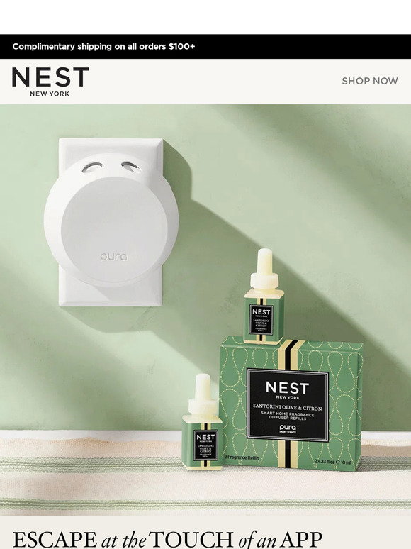 NEST: NEW: Summer scents for NEST x Pura | Milled