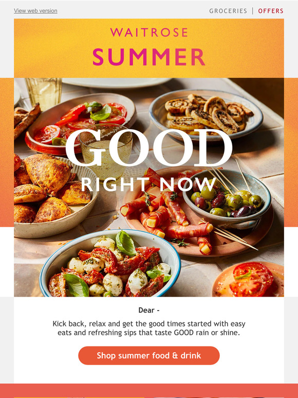 Waitrose: Summer's tasting GOOD right now ☀️ | Milled