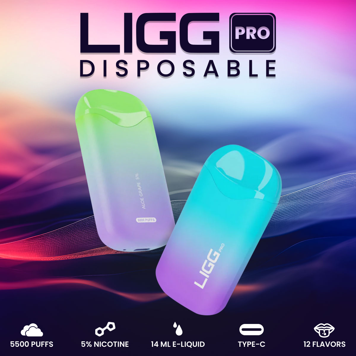 Vape: Step Up Your Vape Game! Try LIGG PRO DISPOSABLE 😎 | Milled