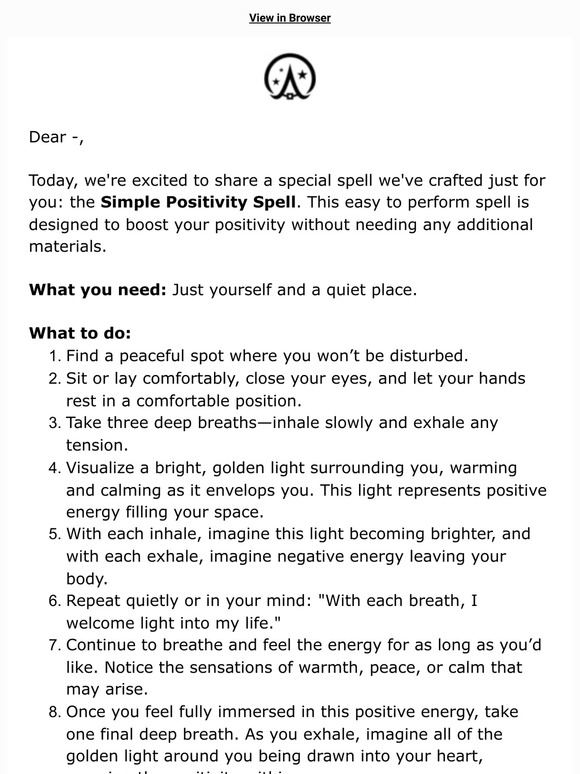 Wicca Academy: Simple Positivity Spell 🧘 | Milled