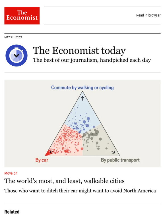 The Economist: The world’s most walkable cities | Milled