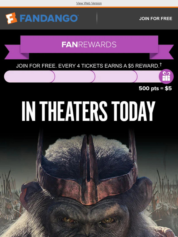 Fandango: Your New Movie Alert | Milled