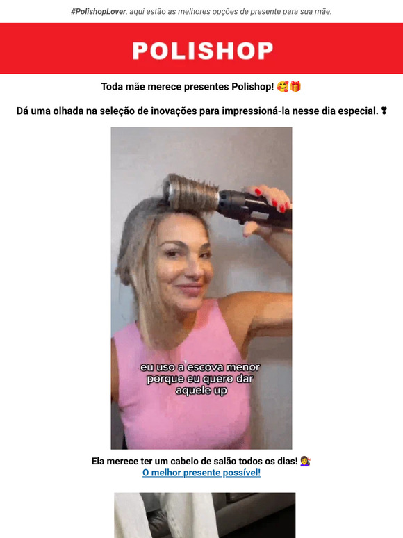 Polishop: O presente ideal para sua mãe está na Polishop! 💝 Confira ...
