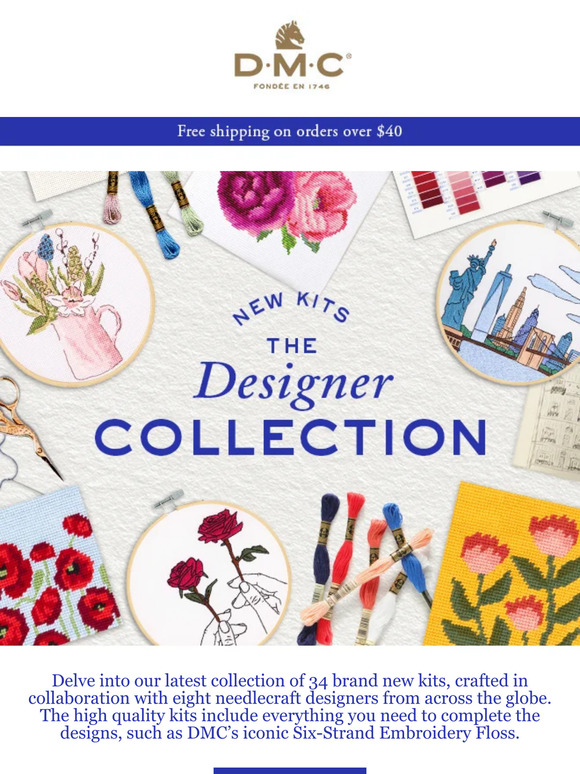 DMC: 34 new kits: The Designer Collection 🪡 | Milled