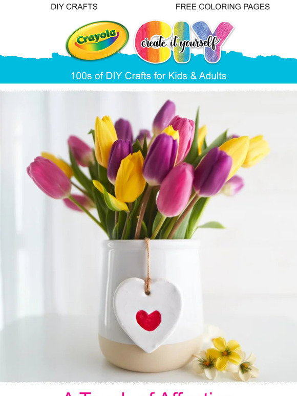 Crayola: Craft a Last-Minute Masterpiece for Mom! | Milled