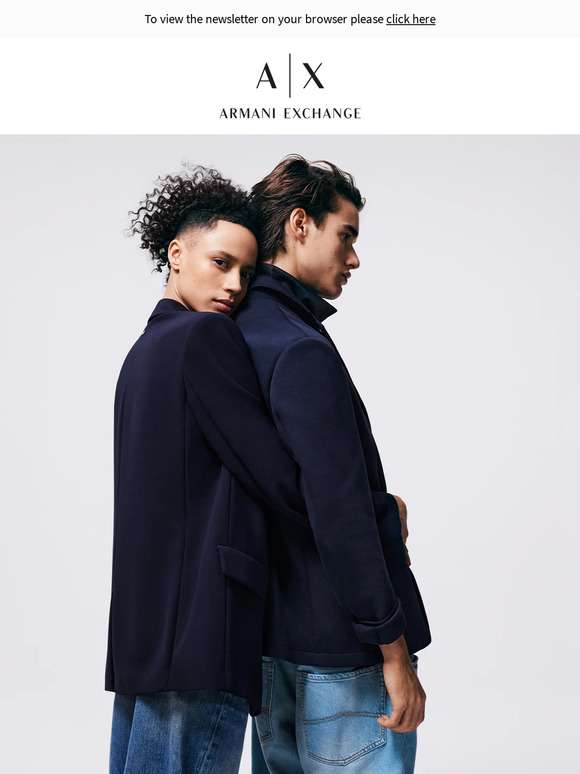 Armani Exchange: Denim + jackets: the new combo | Milled