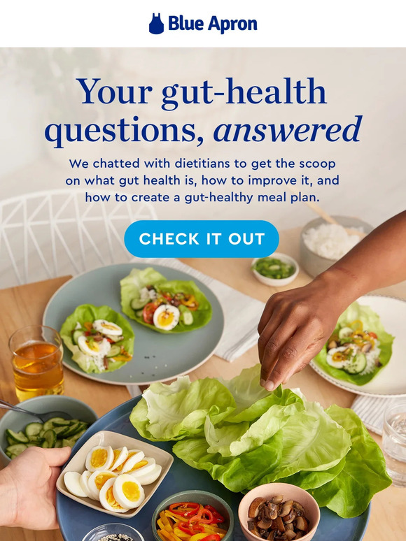 Blue Apron: How to create a gut-healthy meal plan. | Milled