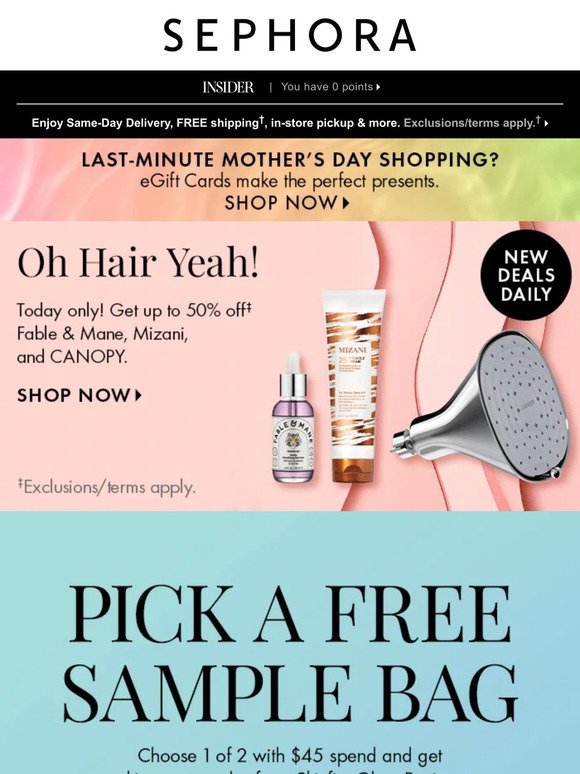 Sephora Email Newsletters: Shop Sales, Discounts, and Coupon Codes