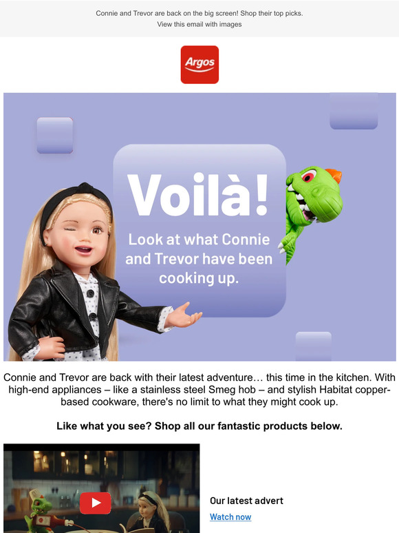 argos: Voilà! Our new TV ad is here. 🤩 | Milled