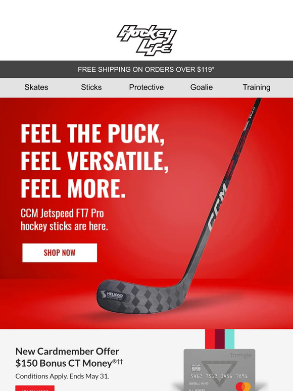 Pro Hockey Life: CCM Jetspeed FT7 Pro hockey sticks have arrived | Milled