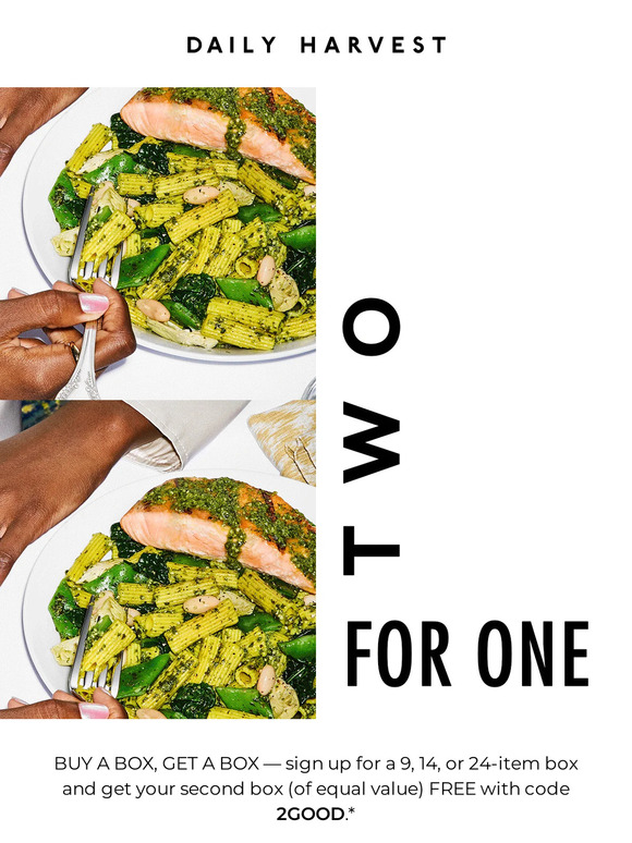Daily Harvest Email Newsletters: Shop Sales, Discounts, and Coupon Codes
