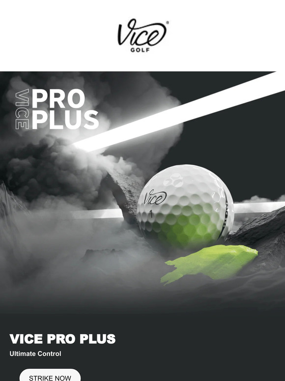 Vice Golf: Brand-New Ball: VICE PRO PLUS | Milled