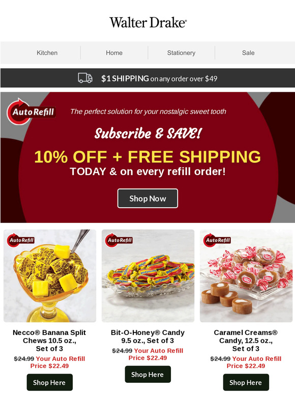 Walter Drake: Sweet Tooth Savings | Milled