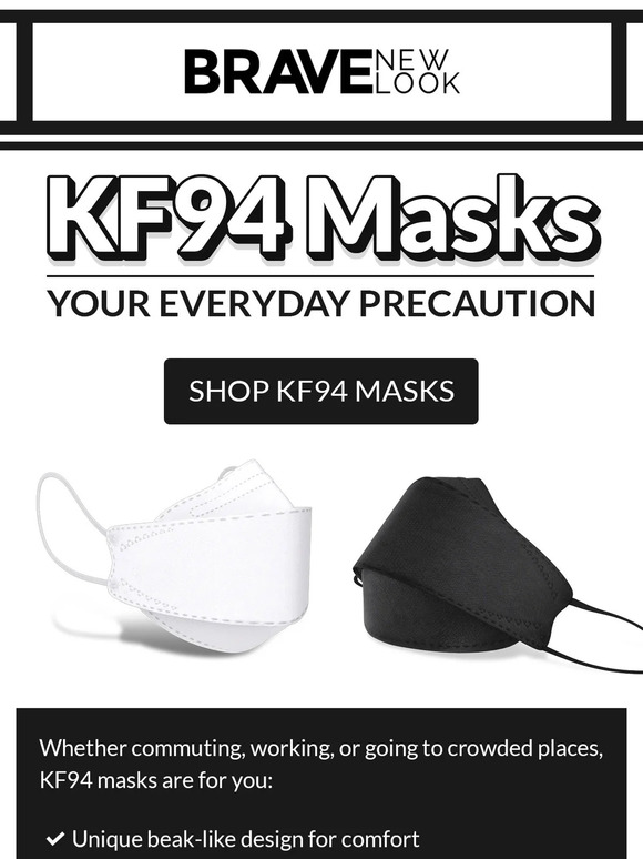 Brave New Look: Stay safe & comfortable with KF94 masks 💯 | Milled