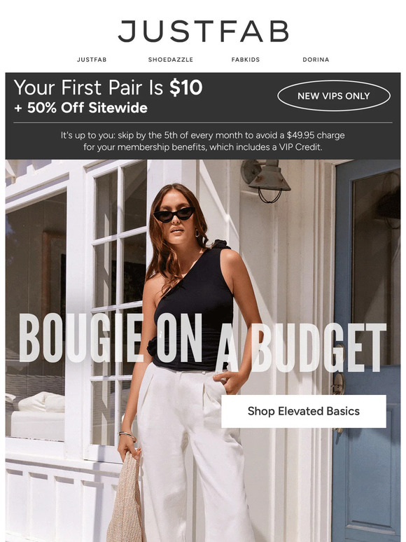 JustFab Email Newsletters: Shop Sales, Discounts, and Coupon Codes