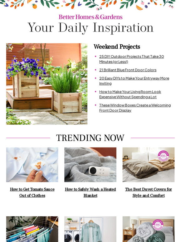 Better Homes and Gardens: 25 DIY Outdoor Projects That Take 30 Minutes ...