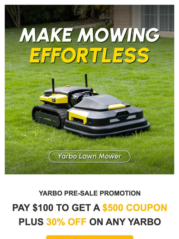 Yarbo: Robotic Lawn Mower with Edger and Trimmer? | Milled