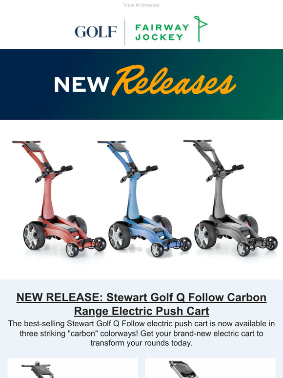GOLF: This new electric push cart is a must-have | Milled