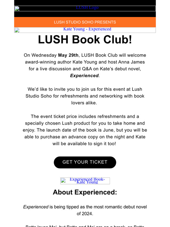 Lush: Book Club with Kate Young | Milled