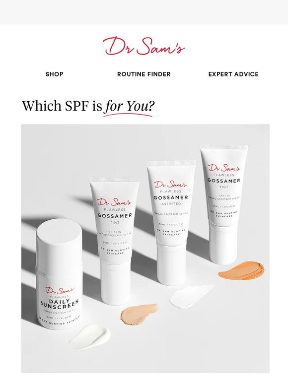 Dr Sam Bunting: Which SPF Is Your Match? 🤔 | Milled