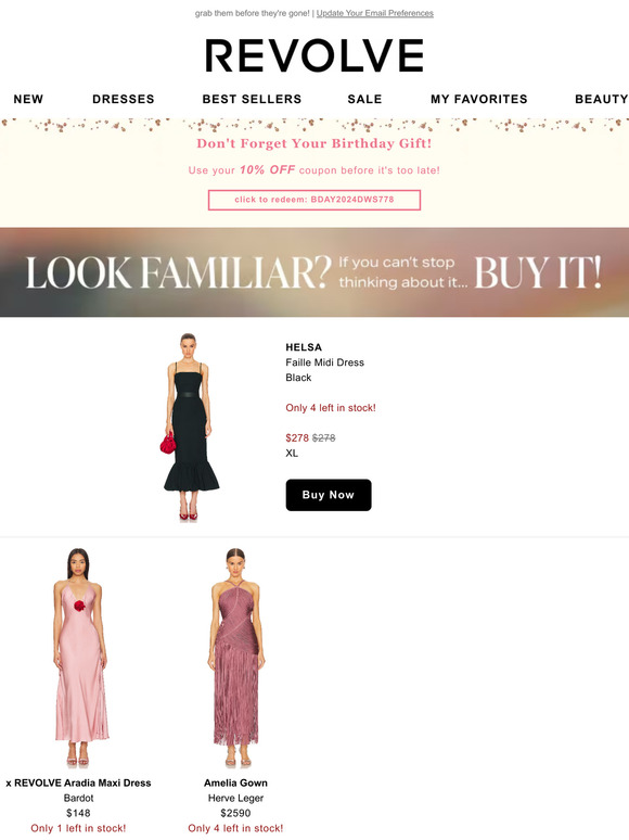 REVOLVE Email Newsletters: Shop Sales, Discounts, and Coupon Codes