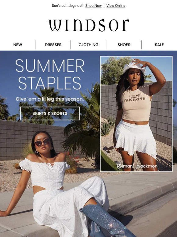 Windsor Fashions: Summer Staples: Shorts & Skirts Edition | Milled