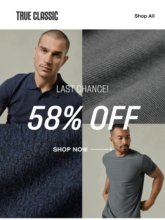 True Classic Tees: Final Day! 58% Off Pack Of The Week | Milled