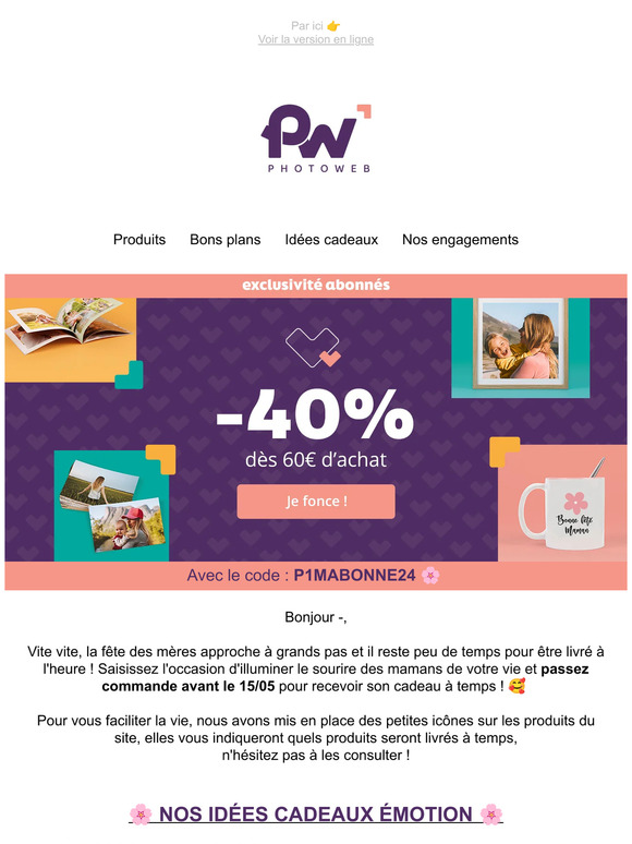 Photoweb: Plus que 3 jours pour l'offre exclusive et... | Milled