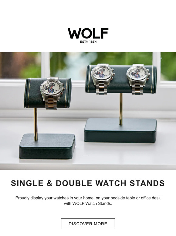 WOLF: Proudly display your watch collection with WOLF Watch Stands | Milled
