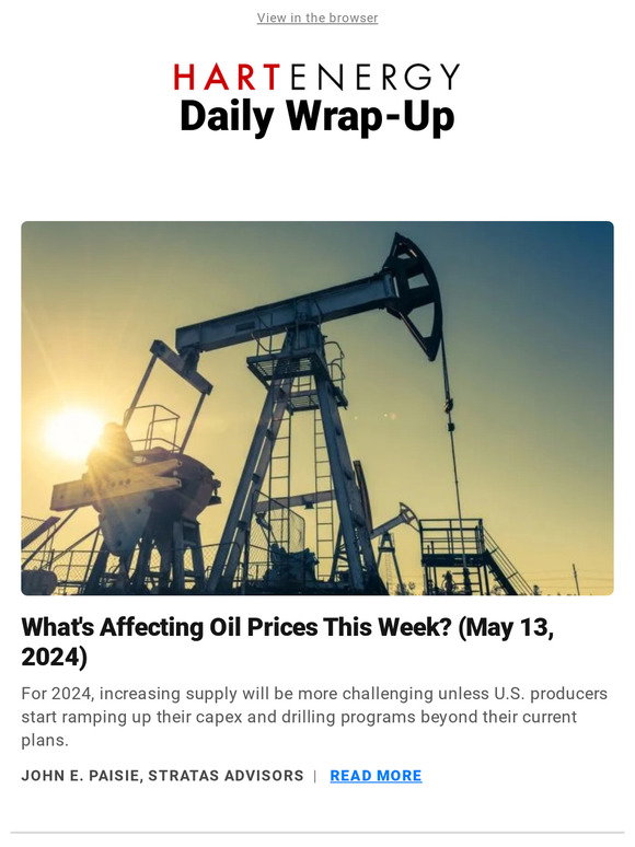 Hart Energy: Daily Wrap-Up: What's Affecting Oil Prices This Week ...