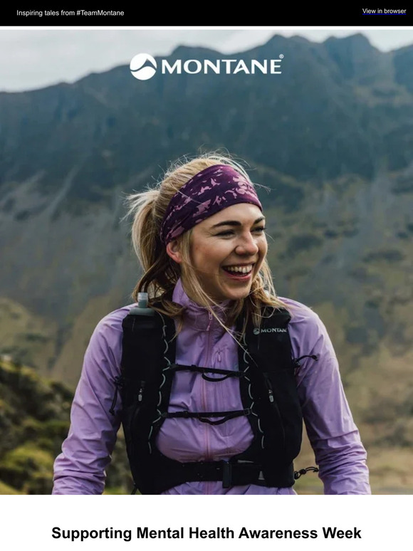 Montane: Step Outside and Feel the Difference: Mental Health Awareness Week | Milled