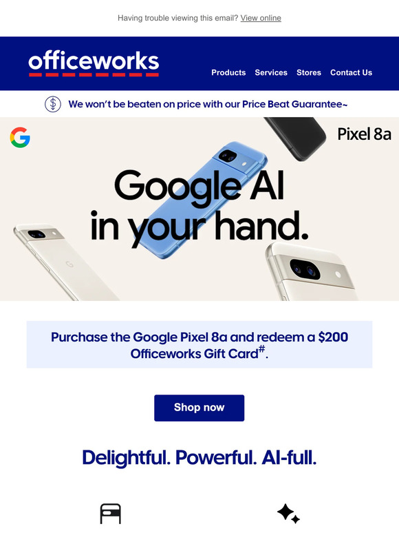 Officeworks: NEW Google Pixel 8a from $847 | Milled