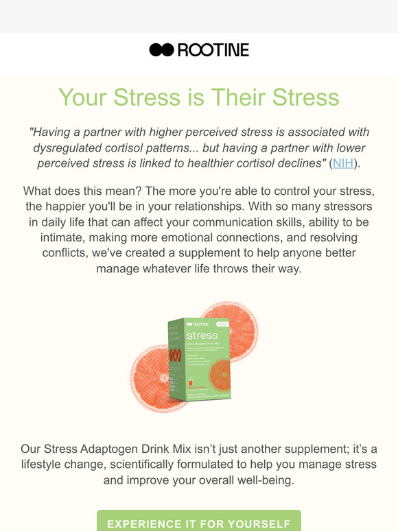 Rootine: Stress affecting your relationships? | Milled