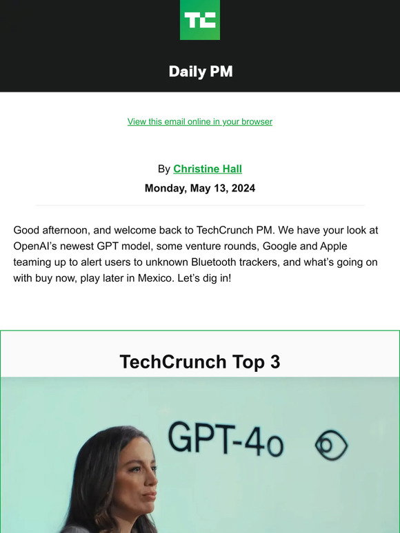 TechCrunch: Meet OpenAI’s newest GPT | Milled