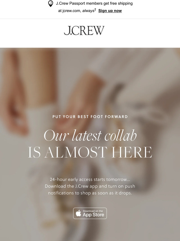 J.Crew: Exclusive early access: our brand new collab | Milled