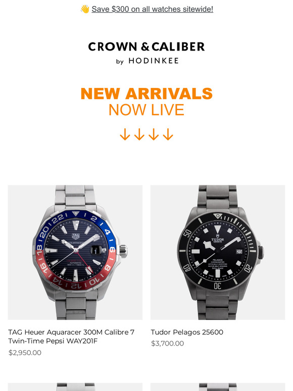 Crown & Caliber: New Arrivals Are Live | Milled