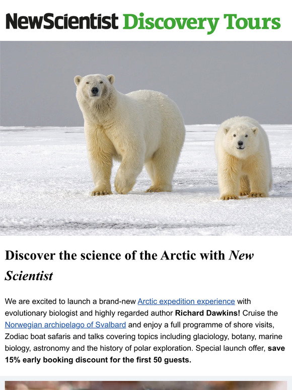 New Scientist: Join a once-in-a-lifetime expedition accompanied by ...