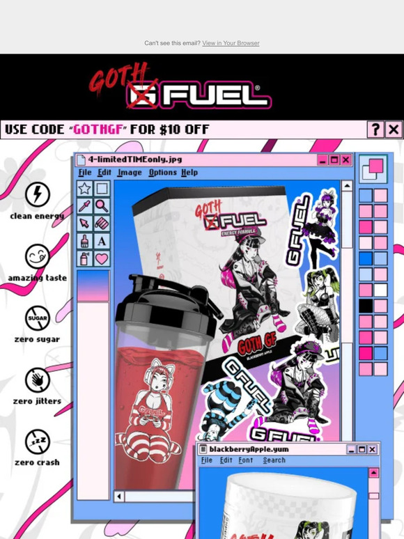 G FUEL: 🖤Goth Girlfriend Limited Edition Collectors Box Now Available ...