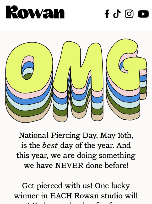 Rowan: Celebrate National Piercing Day at Rowan | Milled