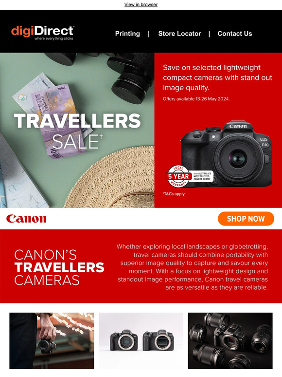 digiDirect: Gear up for your next adventure with Canon! | Milled